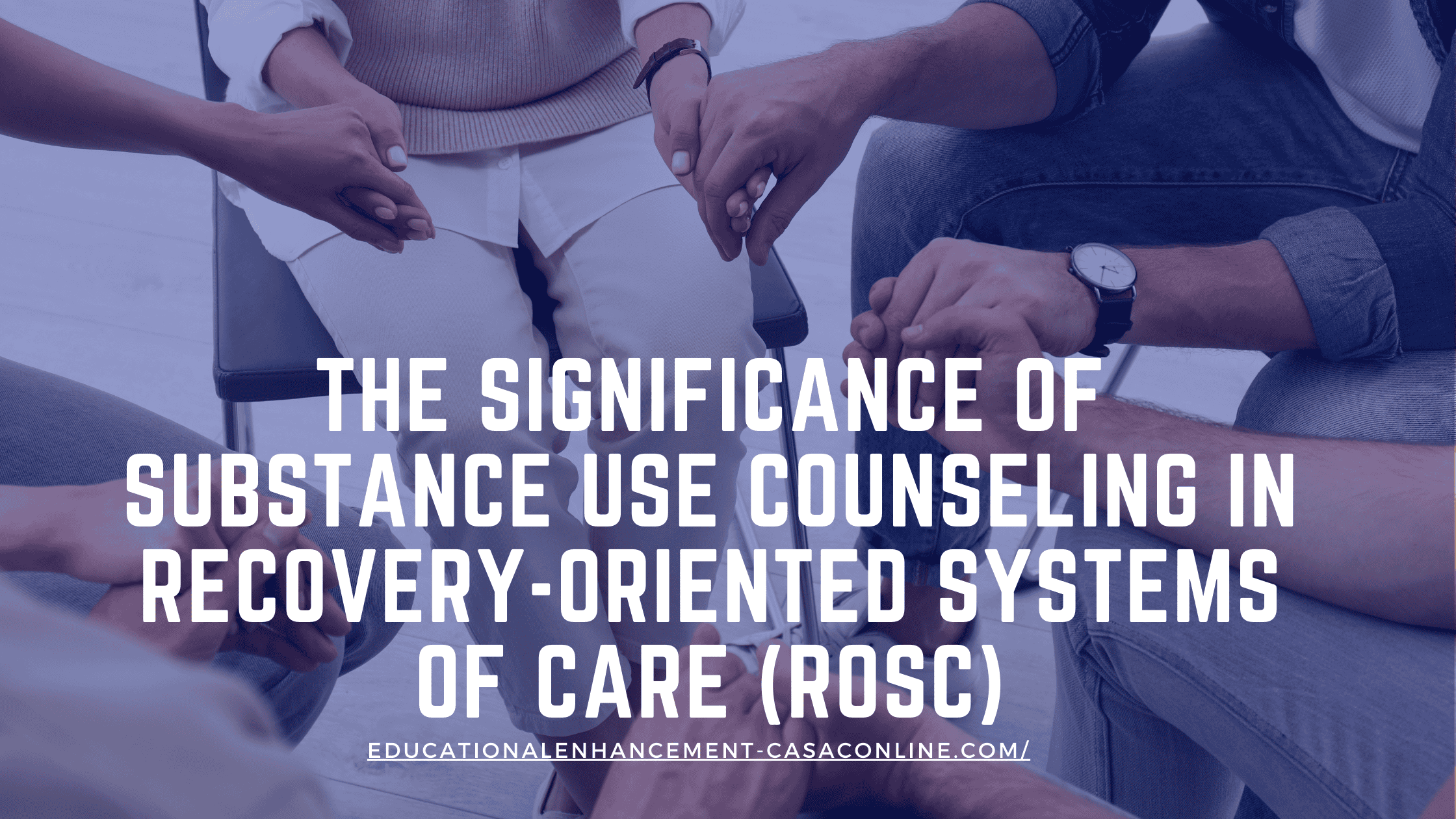 Substance Use Counseling & Recovery-Oriented Systems of Care