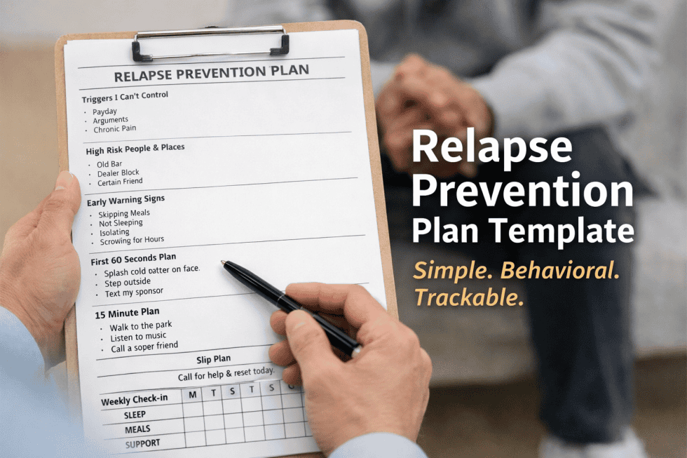 Relapse Prevention Plan Template: Key Strategies Included
